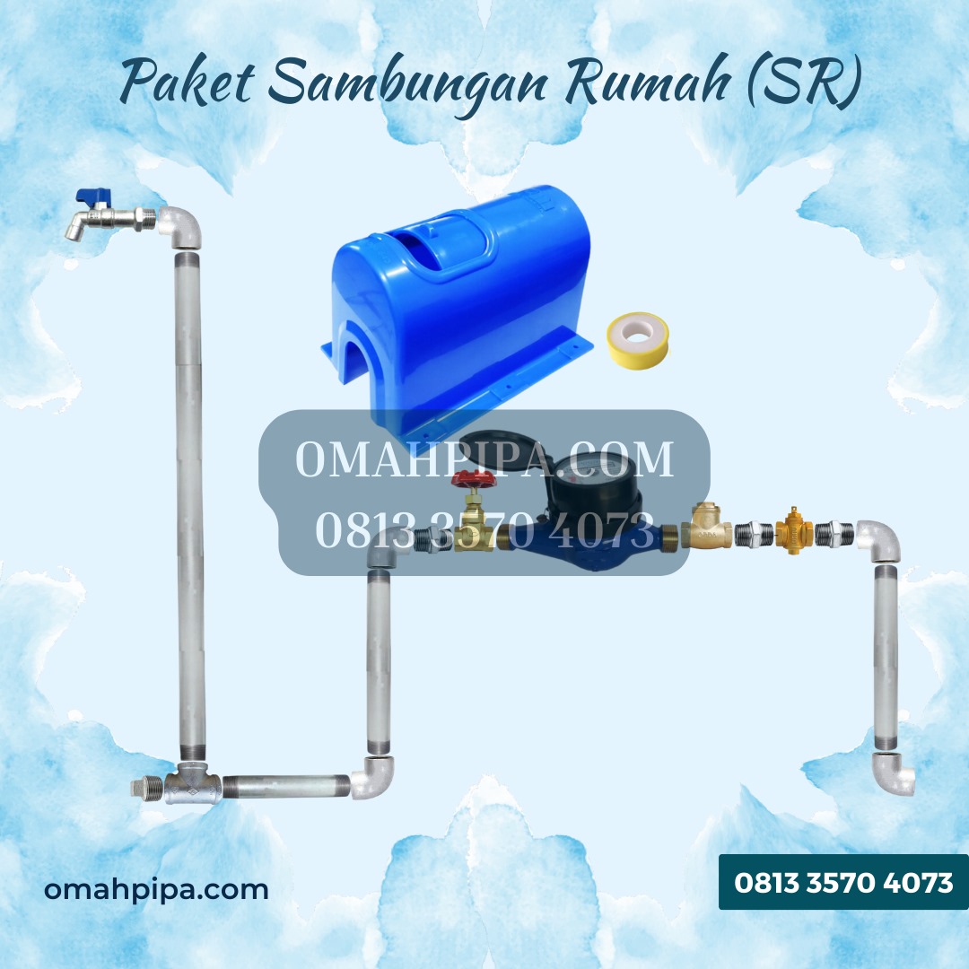 Paket Sambungan Rumah PDAM (SR) | Harga & Material
