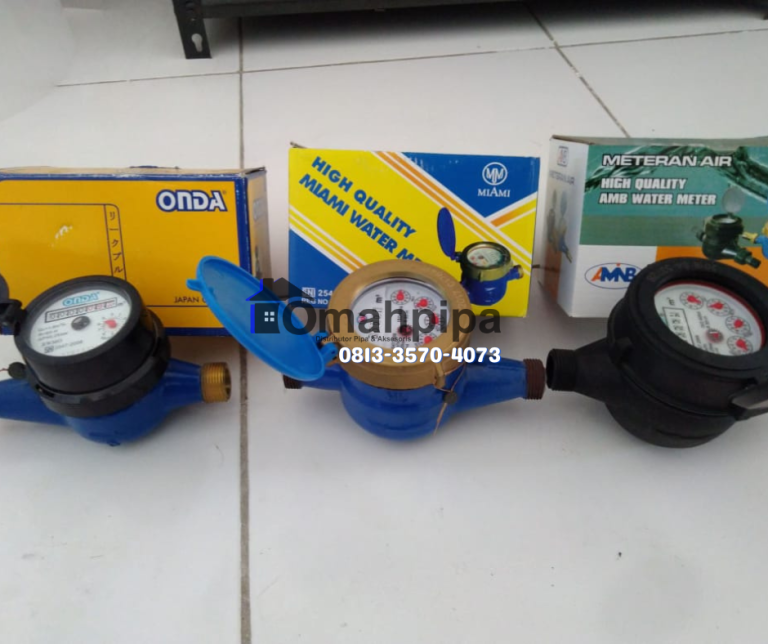Harga Meteran Air Kuningan dan Besi | Paket Sambungan Rumah